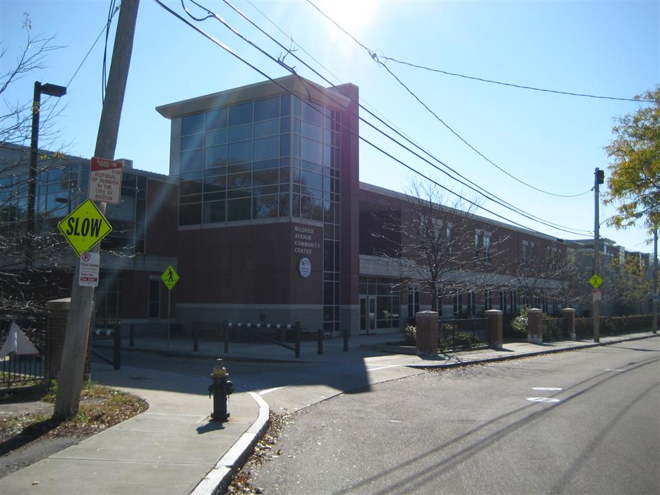 The Mildred Avenue K - 8 School rises from Level 3 to Level 1