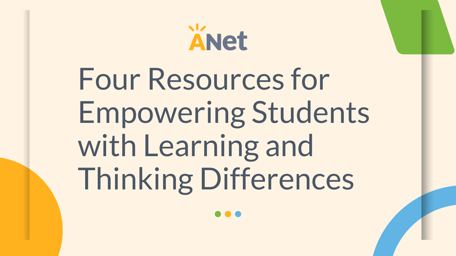 Four resources for empowering students with learning and thinking ...